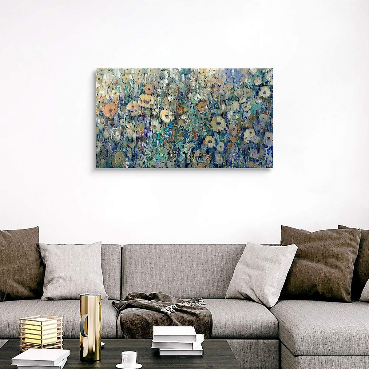GREATBIGCANVAS Spring Eternal Canvas Wall Art Print, Floral Home Decor Artwork, 48"x27"x1.5"