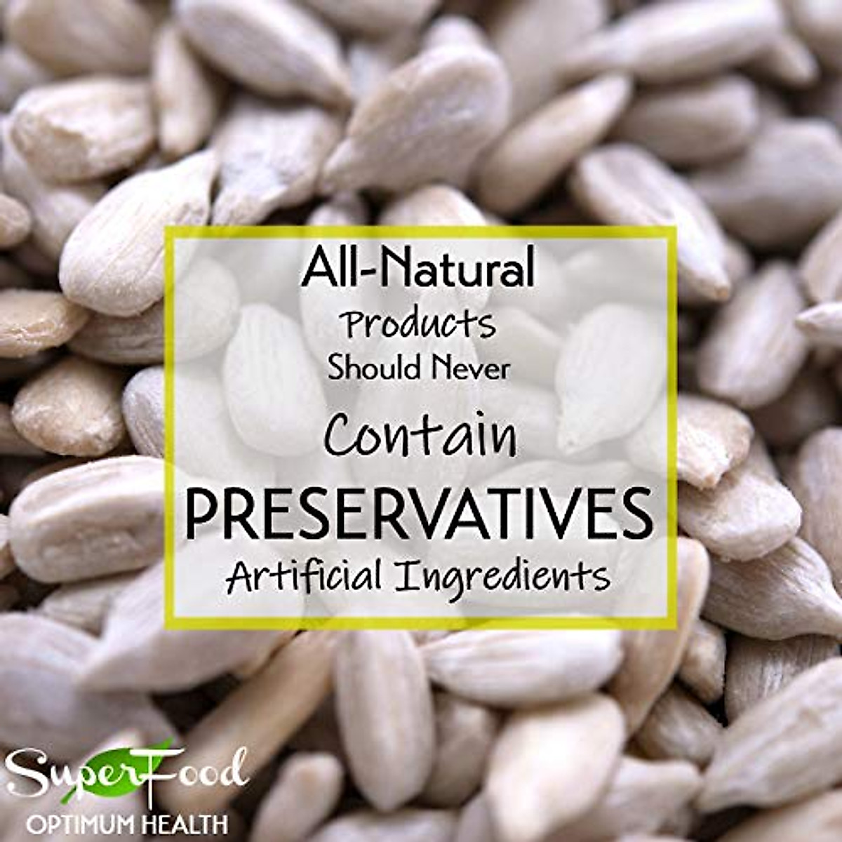 GERBS Raw Sunflower Seed Kernels No Shell 2 lbs., Hulled, Top 14 Allergy Free Foods, Healthy Superfood Snack, Non GMO, No Oils, No Preservatives, Resealable Bag, Gluten & Peanut Free, Vegan, Keto, Kosher