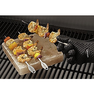 Cuisinart CGM-520 Heat Resistant Silicone Gloves, Black (2-Pack)