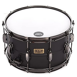 Tama S.L.P. Big Black Steel Snare Drum - 8 Inches X 14 Inches Limited Edition