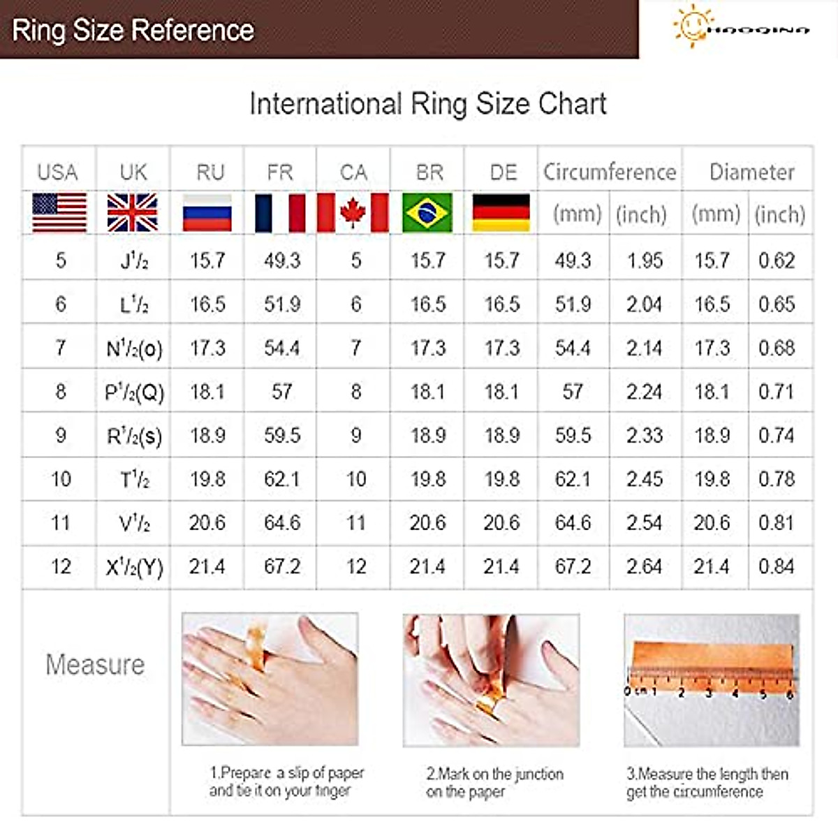 HAOQINA Double Plated 2 Finger Name Rings Custom 2 Tone Nameplate Unisex 3D Name Rings Birthday Wedding Engagement Gifts