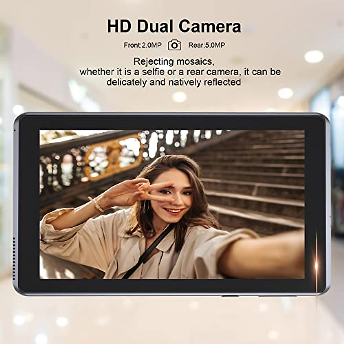 Android Tablet 8 inch, Android 12.0 Tableta 32GB Storage 512GB SD Expansion Tablets PC, Quad-core Processor 2GB RAM 1280x800 IPS HD Touchscreen Dual Camera Tablets, Support WiFi6, BT, 4300 mAh Battery