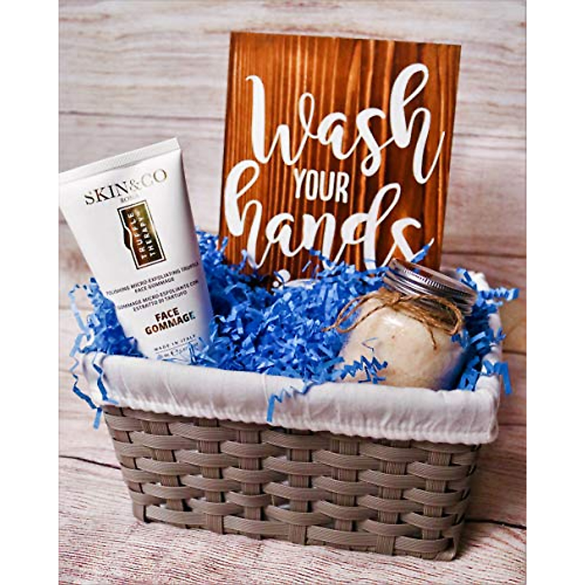 MagicWater Supply Crinkle Cut Paper Shred Filler (2 oz) for Gift Wrapping & Basket Filling - Sky Blue