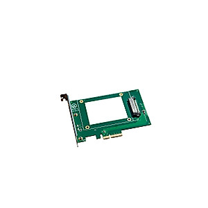 DiLiVing PCIe to NVMe U.2 Adapter, PCIe 4X to SFF-8639 Interface for 2.5" NVMe SSD(PEX4SFF8639)