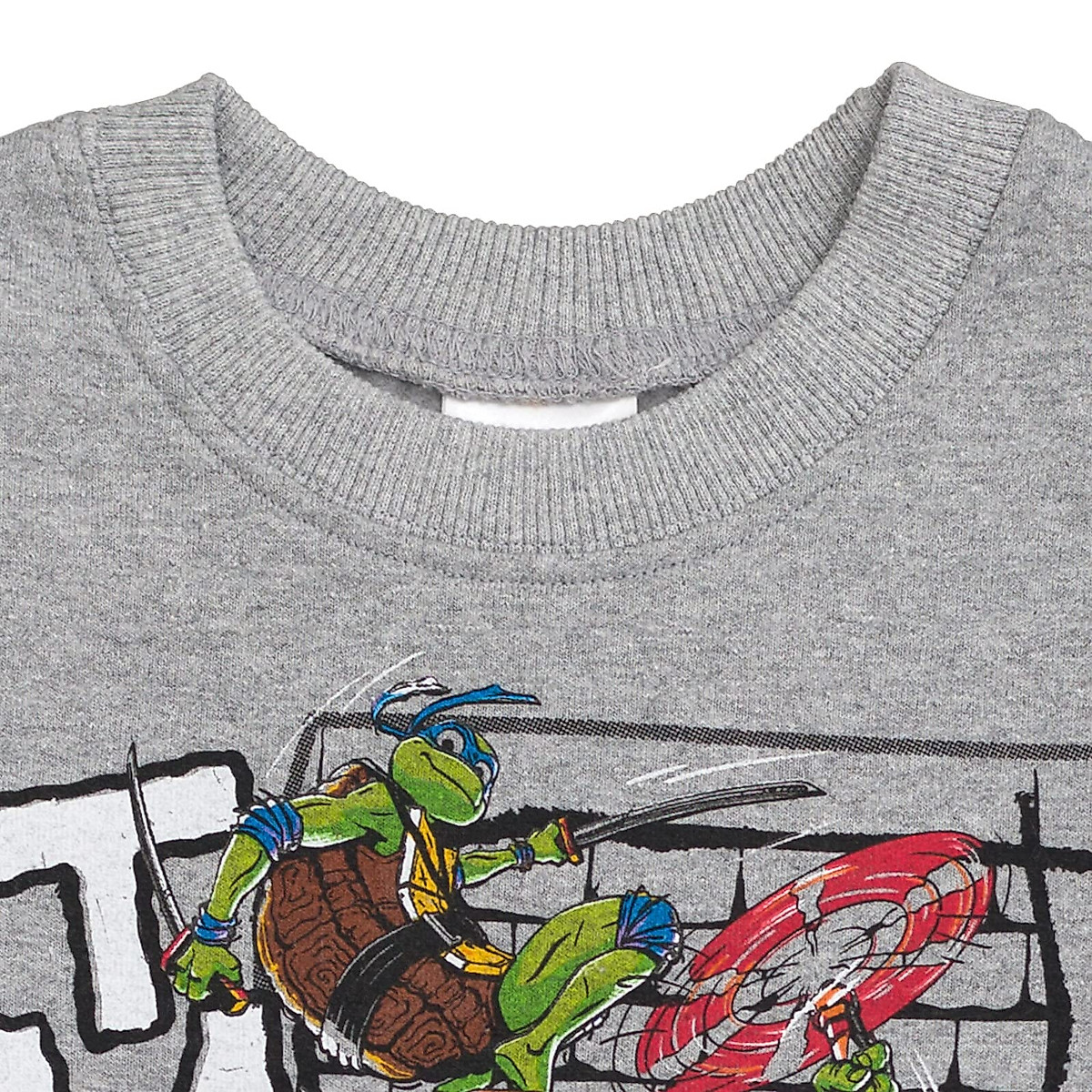 Teenage Mutant Ninja Turtles Donatello Raphael Leonardo Toddler Boys Fleece Sweatshirt and Pants Set Gray/Green 5T