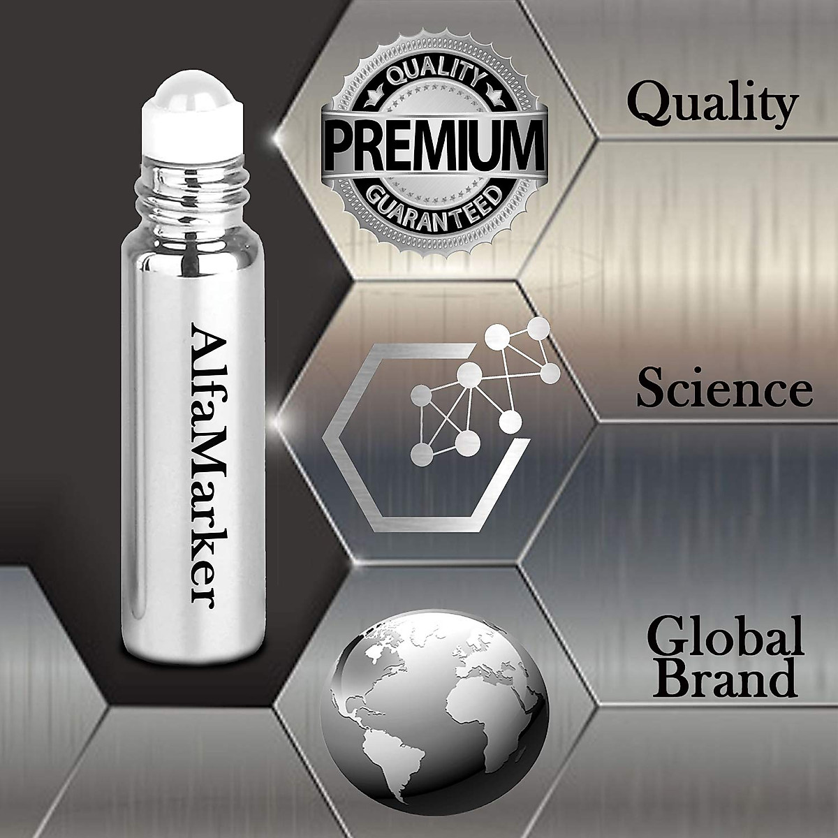 ALFAMARKER Unlimit - Pheromone Cologne for Men - Men`s Pheromone Oil Perfume Set 2x5 ml - Great Holiday Gift - Long-Lasting Scent