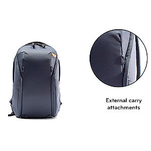 Peak Design Everyday Backpack Zip 15L Midnight, Carry-on Backpack with Laptop Sleeve (BEDBZ-15-MN-2)