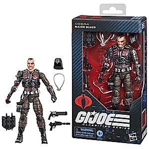 G.I. Joe Classified Series #166, Major Bludd, Collectible 6 Inch Action Figure with 7 Accessories