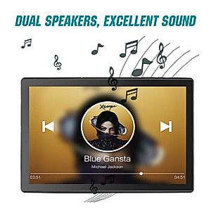 CWOWDEFU 10 Inch Tablet with Case Included, Android Tablet 3GB RAM 32GB Touchscreen Tablette Computer WiFi Tabletas 10.1 inch Tablet Kids (Black)