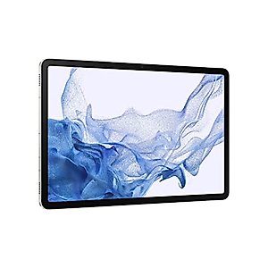 SAMSUNG Galaxy Tab S8+ Android Tablet, 12.4'' Large AMOLED Screen, 128GB Storage, Wi-Fi 6E, Ultra Wide Camera, S Pen Included, Long Lasting Battery, Silver (Renewed)