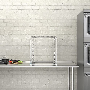 Krollen Industrial 7 Pan End Load Countertop Bun / Sheet Pan Rack - Unassembled