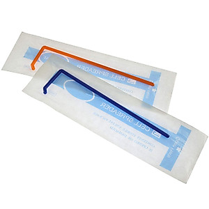 MEETOOT 30pcs L-Type Disposable Sterile Cell Spreader Independent Sterilization Package Disposable Wrapped for Laboratory Scientific Research Use