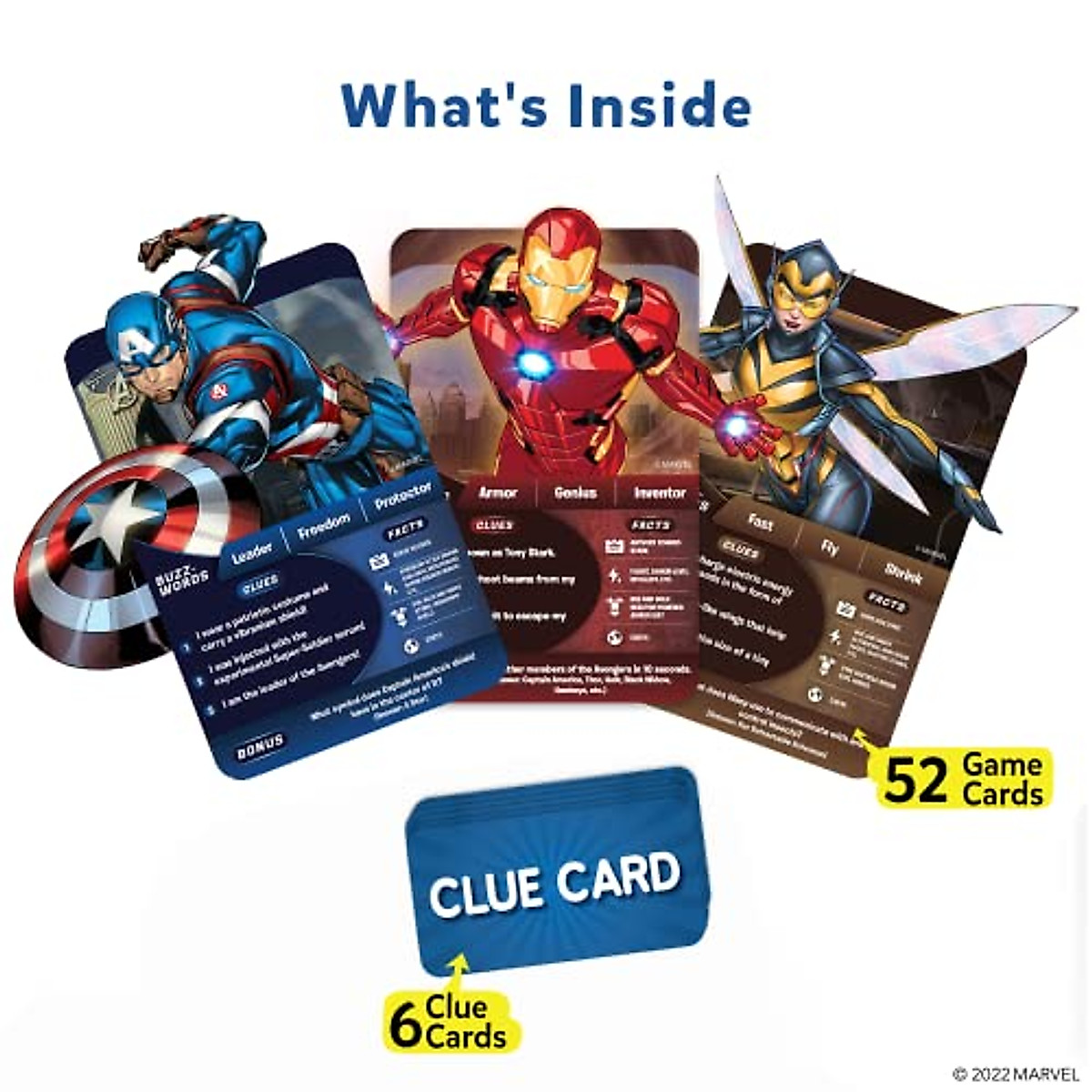 Skillmatics Marvel Card Game - Guess in 10, Quick Game of Smart Questions, Gifts for 8 Year Olds and Up, Fun Family Game