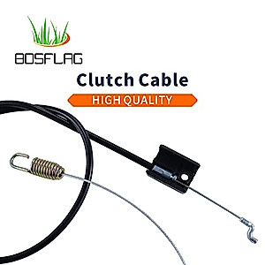BOSFLAG 946-04007 Auger Engagement Cable Replaces MTD 946-04007 Auger Cable, Troy-Bilt 946 04007 Cable, MTD 94604007, MTD 746-04007 Clutch Cable, MTD 746 04007 Auger Control Cable, MTD 74604007