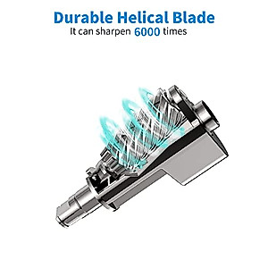 JARLINK Electric Pencil Sharpener, Heavy Duty Pencil Sharpeners for 6-8mm No.2/Colored Pencils, Wall Industrial Pencil Sharpener with Stronger Helical Blade in Classroom/Office/Home (Black)