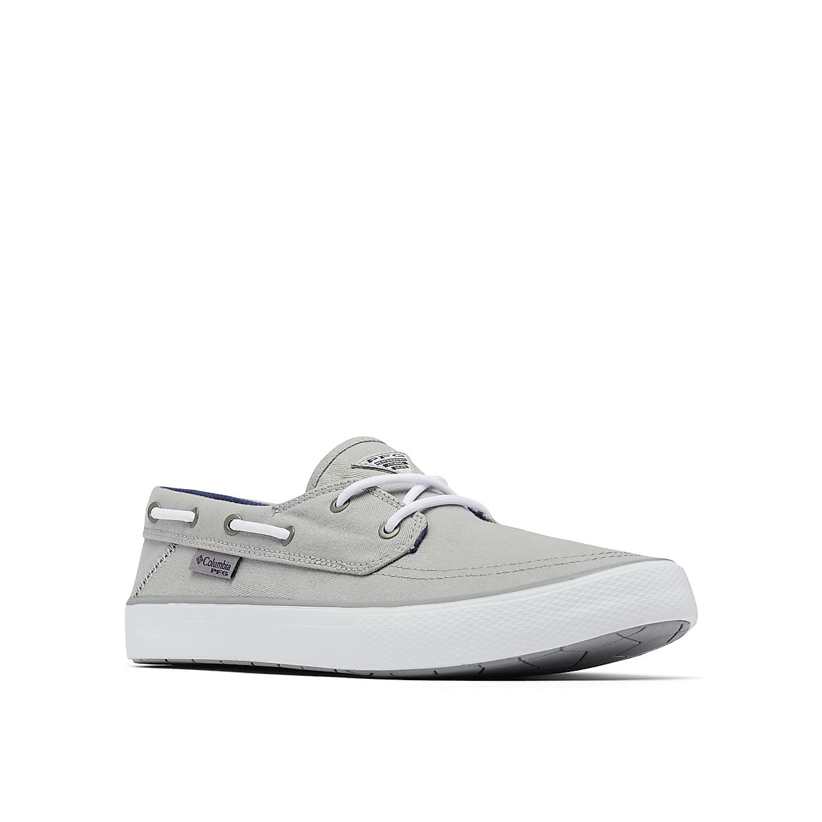 Columbia Men's Slack Tide Boat PFG, Steam/White, 13