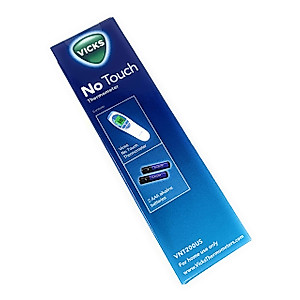 Vicks No Touch 3-in-1 Thermometer,Measures Forehead,Food and Bath temperatures