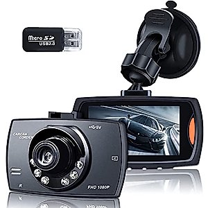 ANGEL CASE Dash Cam,【2022 New Version】 1080P Full HD Dash Camera for Cars Front with 3-Inch LCD Screen, 170°Wide Angle, WDR, G-Sensor, Loop Recording, Parking Monitor, Motion Detection