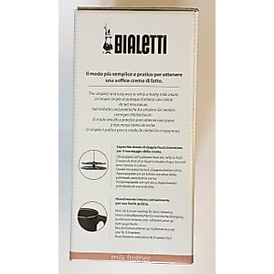 Bialetti 00AGR395 Tutto Crema Milk Frother, (6 Cup), 23 oz (1 L), Black