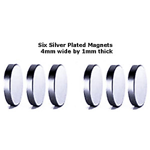 DesignedDazzle Small 2mm Height Magnetic Nose Stud