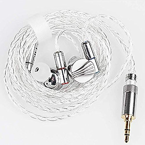 FiiO FD5 Headphone Earphones High Resolution 1DD Earbuds Wired Bass Heavy with Swappable Plug 2.5mm/3.5mm/4.4mm for Smartphones/PC/Laptop/Tablet Beryllium-Coated DLC