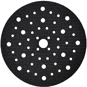 6 inch 53 Holes Premium Hook and Loop Pad Saver for Random Orbital Sanders notably extends the backing pad´s lifetime,Multi Hole Pad Protector (1 Pack)
