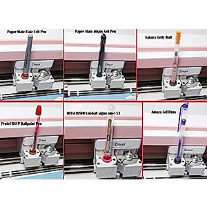 SPPQ 20 Packs Pen Adapter Holder Set Compatible with Cricut (Explore Air/Air 2/Air 3 and Maker/Maker 3), (Sharpie/Bic/Crayola/Sakura/Pilot/Pentel/Paper mate/Mitsubishi uni-ball)
