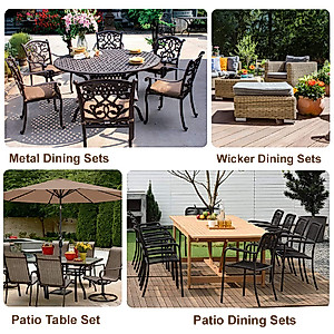 Patio Chair Cover Outdoor Patio Furniture Cover with Handles and Durable Hem Cord 600300D Durable Waterproof UV Resistant Fabric