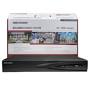 HIK-Tech US 4K 8-Channel PoE Network Video Recorder NVR, Embedded Plug & Play DS-7608NI-Q1/8P(2021 New Version)