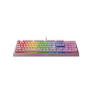 Razer Blackwidow V3 Wired Gaming Mechanical Green Switch Keyboard with RGB Lighting (Renewed)