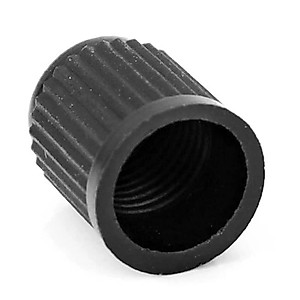 Generic Black Tire Valve Cap, 5 Pcs, Universal Fit, Passenger Car & Motorbike Compatible, Plastic Material