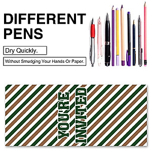 VAHATAN Football Birthday Party Invitations 20 Pack It's Game Time Football Ticket Invitations with Envelopes Invites Cards for Birthday Party