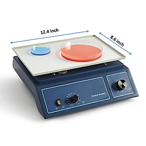 Orbital Shaker, Oscillator with Anti-Slip Pad, Adjustable Speed at 0-210rpm, 110V