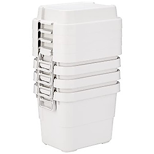 無印良品 MUJI 44620816 Sturdy Polypropylene Storage Box, Mini, 5.8 gal (22 L), Approx. Width 15.6 x Depth 11.6 x Height 14.6 inches (39.5 x 29.5 x 37 cm)