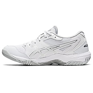 ASICS Women's Gel-Rocket 10 Volleyball Shoes, 9.5, White/White