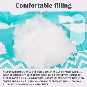 WEILORI U-Shaped Pregnancy Pillow for Pregnant Women ,Support for Back, Hips, Legs, Belly for Maternity Women,Maternity Pillow with Removable Cotton Cover,8 Patterns Option