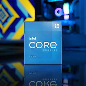 Intel Core i5-11600K Desktop Processor 6 Cores up to 4.9 GHz Unlocked LGA1200 (Intel 500 Series & Select 400 Series Chipset) 125W (Renewed)
