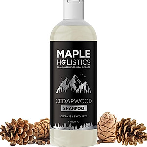 Cleansing Shampoo for Dry Scalp Care - Cedarwood and Rosemary Shampoo for Men and Flaky Scalp Moisturizer with Tea Tree Oil for Oily Scalp - Deep Clarifying Shampoo for Build Up with Rosemary Oil