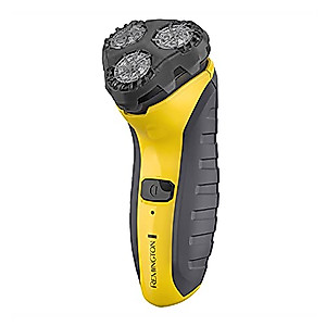 Remington Virtually Indestructible Rotary Shaver 5100, Electric Razor for Men, 100% Waterproof Design, Yellow