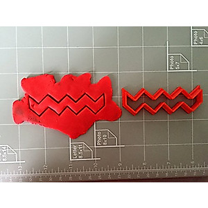 Chevron Cookie Cutter (4 Inch)