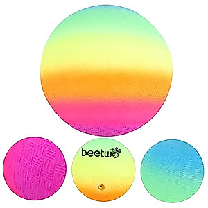 Funny Inflatable Ball Mini Sports Balls Water Balls for Kids Mini Beach Balls Kids Ball Beach Ball for Toddlers Outdoor Rainbow Ball Toy Ball Pat The Ball Child Beach Ball