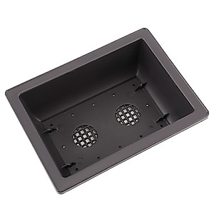 SEUNMUK 25 PCS 6.5 Inch Plastic Bonsai Training Pots,Thicken Rectangular Plastic Growing Pots, with 25 Trays for Garden, Bonsai Plants Growing Pot for Home, Office, Balcony, Garden and Yard