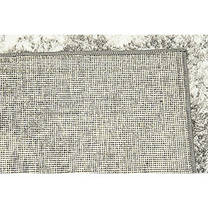 Unique Loom Sofia Collection Area Rug - Salle Garnier (2' x 6' 9" Runner, Gray/ Ivory)
