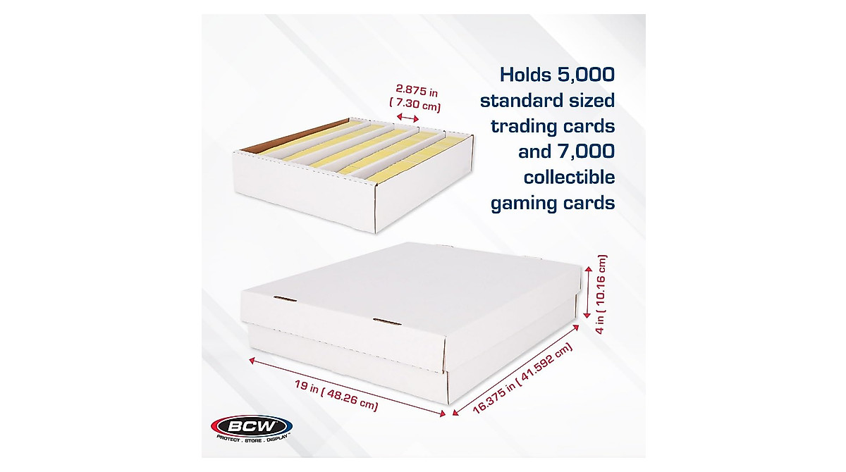 BCW Super Monster Card Storage Box - 5000 Cards & More