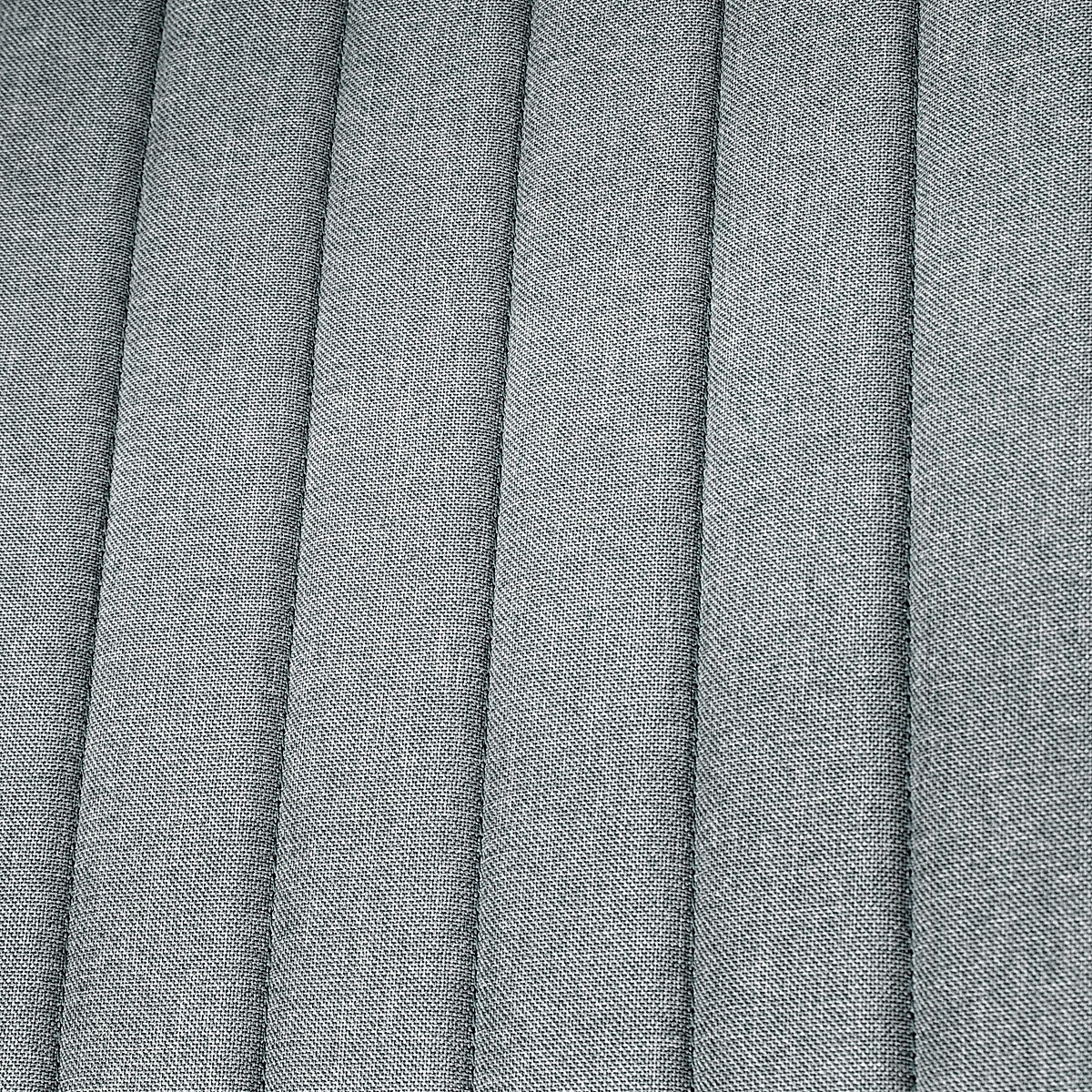 HOMCOM Wide Office Chair, Armless Office Desk Chair, Computer Fabric Vanity Chair with Adjustable Height, Gray