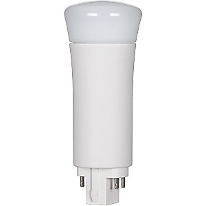 Satco S29860 9W LED PL 4-Pin; 4000K; 1000 Lumens; G24q Base; 10 Bulbs-California Compliant Replaces S9860
