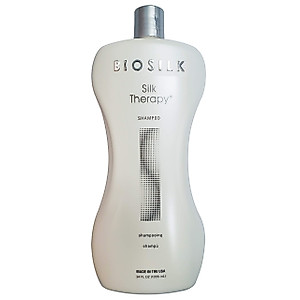 Biosilk Silk Therapy Shampoo and Conditioner 34oz with Two Pumps Bundle