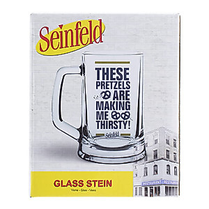Paladone Seinfeld Beer Stein These Pretzels are Making Me Thirsty | Officially Licensed Seinfeld Merchandise