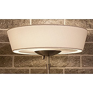 Adesso 5169-02 White Shade, Floor Lamp