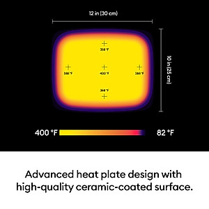 Cricut EasyPress 3 Smart Heat Press Machine with Built-In Bluetooth for T-shirts, Pillows, Tote Bags & More, Advanced Ceramic-Coated Heat Plate with Precise Temperature Control (12 in x 10 in)